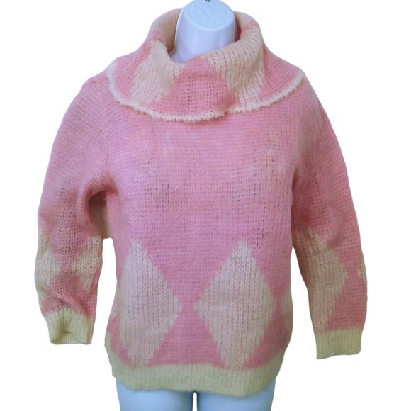 Fashioned Of N33005 | Sweaters | Vintage 5s60s Cowlneck Sweater ...